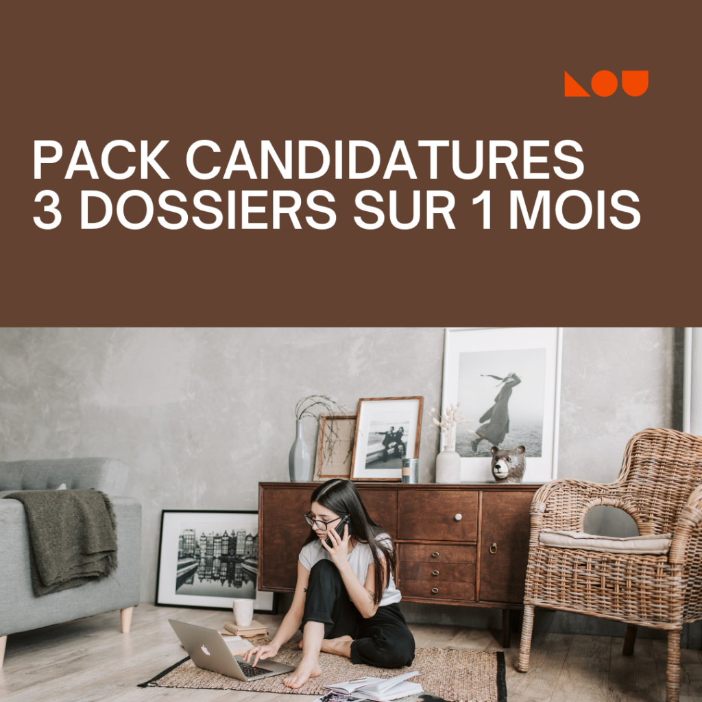 Pack candidatures - 3 dossiers sur 1 mois - alternatif-art